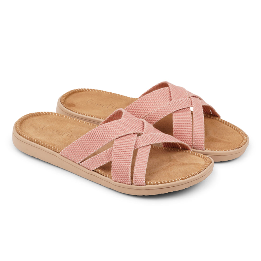Unawatuna - Soft suede sole & woven straps